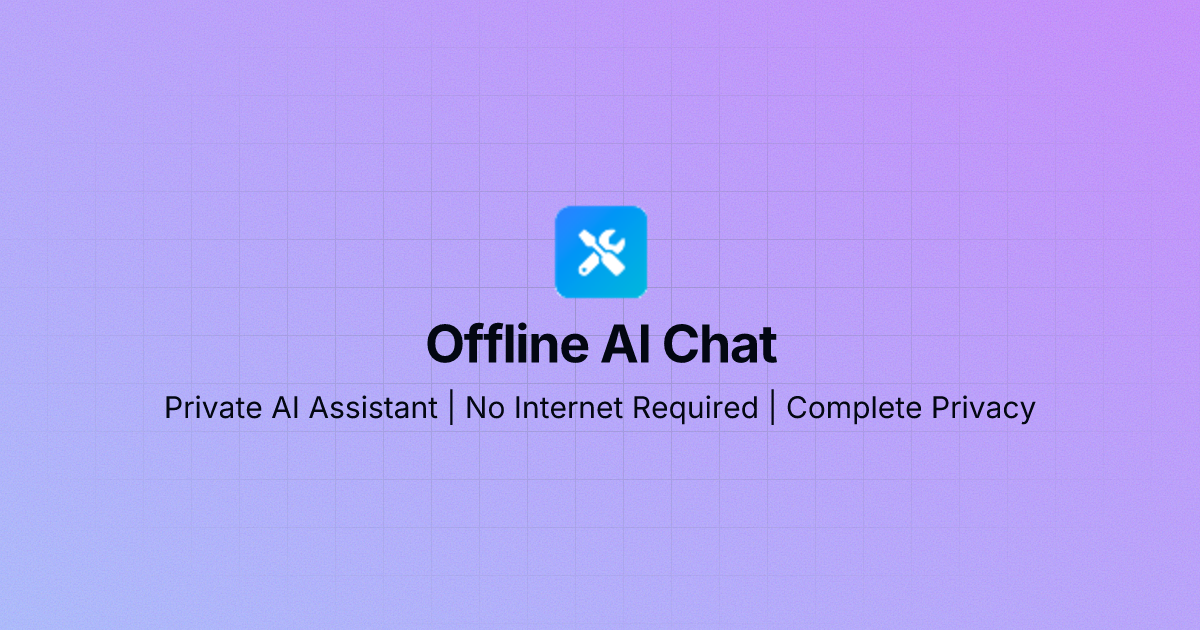 Offline AI Chat - Private AI Assistant | No Internet Required