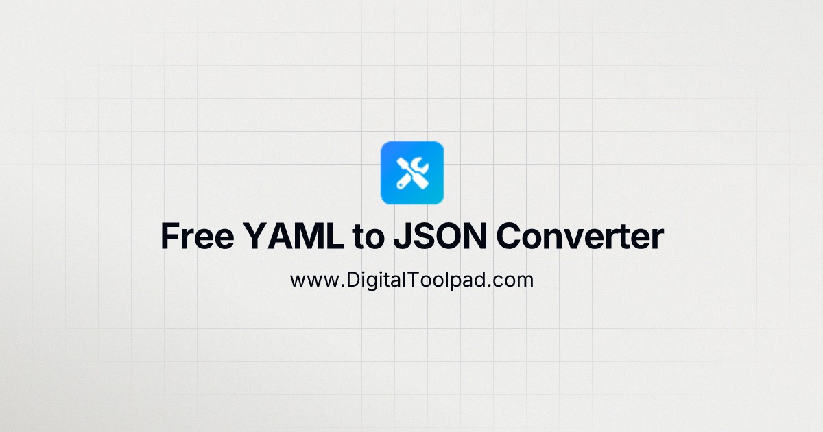 Free YAML to JSON Converter | 100% Offline & Private